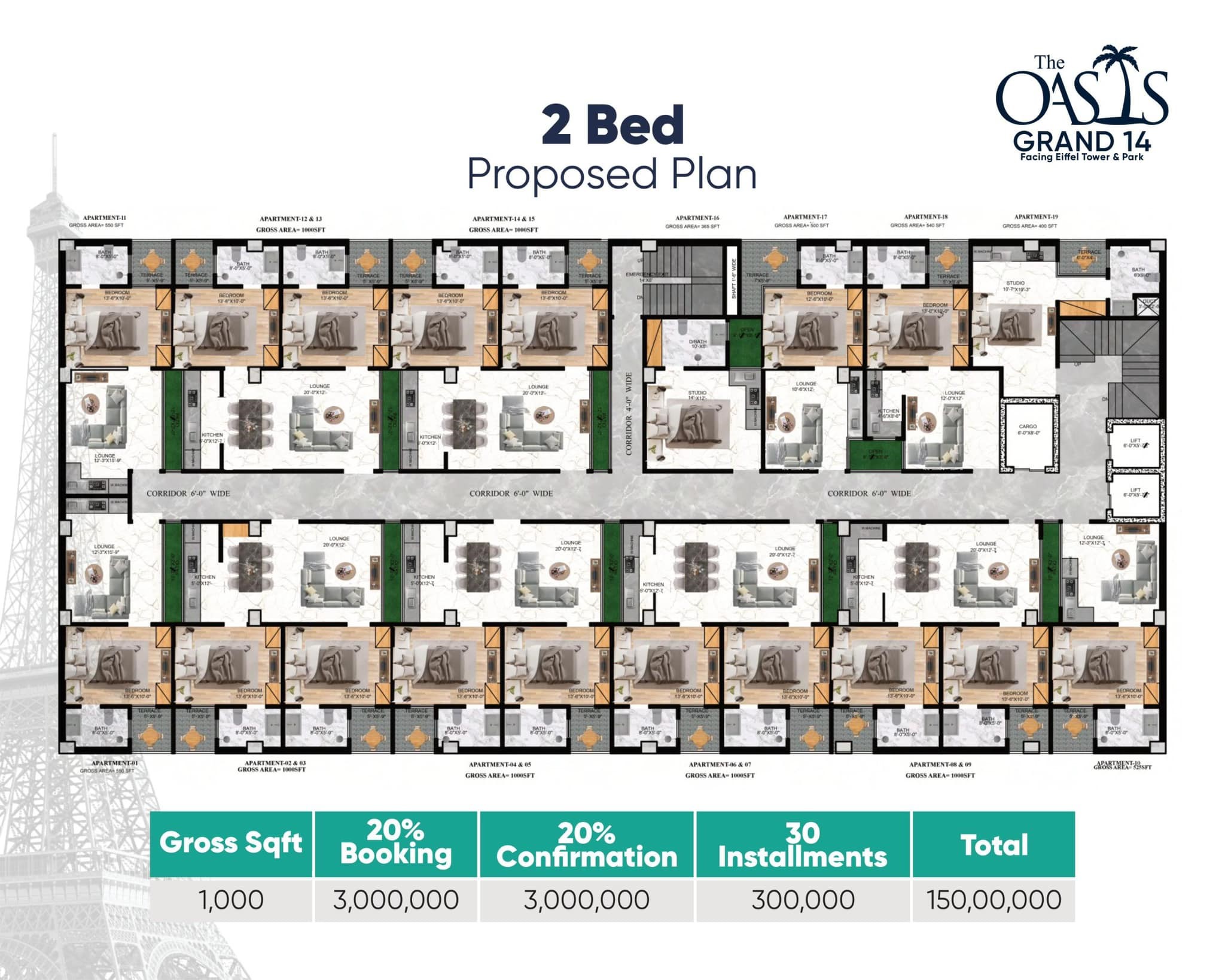 Oasis Grand 14 | Payment Plan, Location, Map and NOC