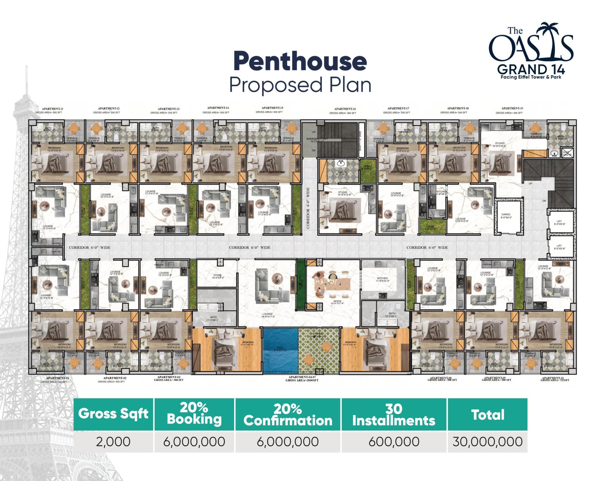 Oasis Grand 14 | Payment Plan, Location, Map and NOC